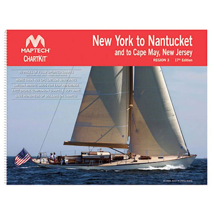 Maptech ChartKit - New York to Nantucket and to Cape May, New Jersey ...