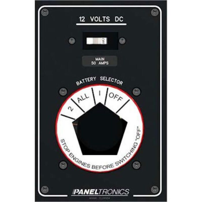 Paneltronics Remote Battery Selection Switch Panel - 9982201B