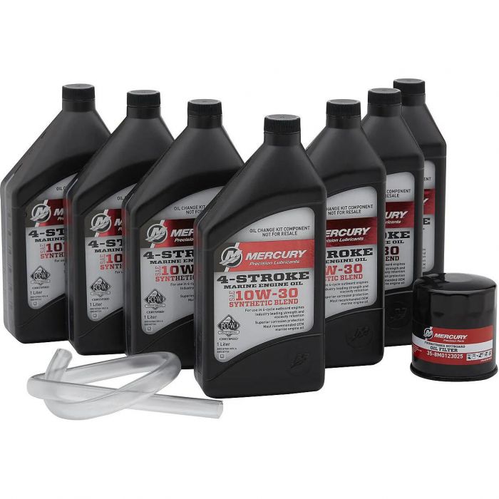 Mercury 10W-30 Oil Change Kit - 175-300 HP - 8M0187621